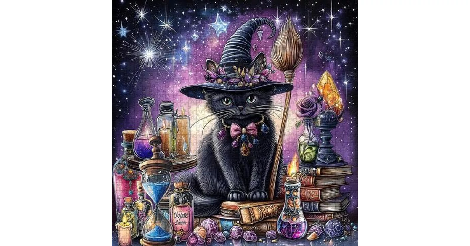 Bboldin PT-263 - Meow Starry Night - 1000 db-os puzzle - Puzzle 1000 db