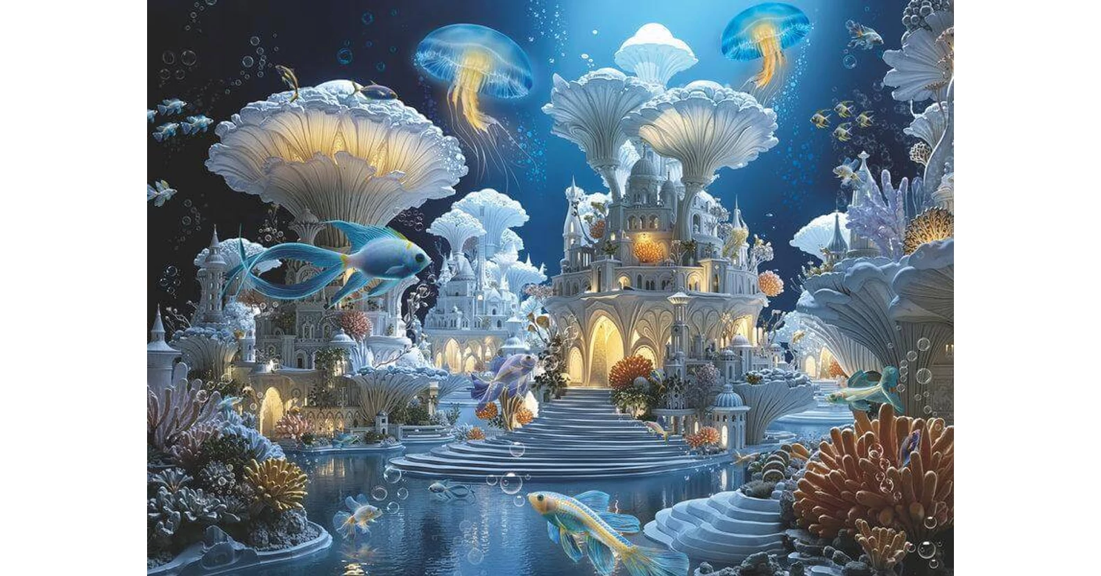 Bboldin PT-93 - Magical Waterscape - 1000 db-os puzzle - Puzzle 1000 db