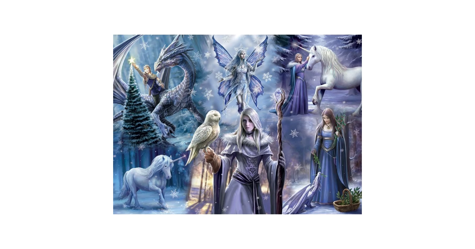 Bluebird 90561 - Anne Stokes - Winter Fantasy - 1000 db-os puzzle ...