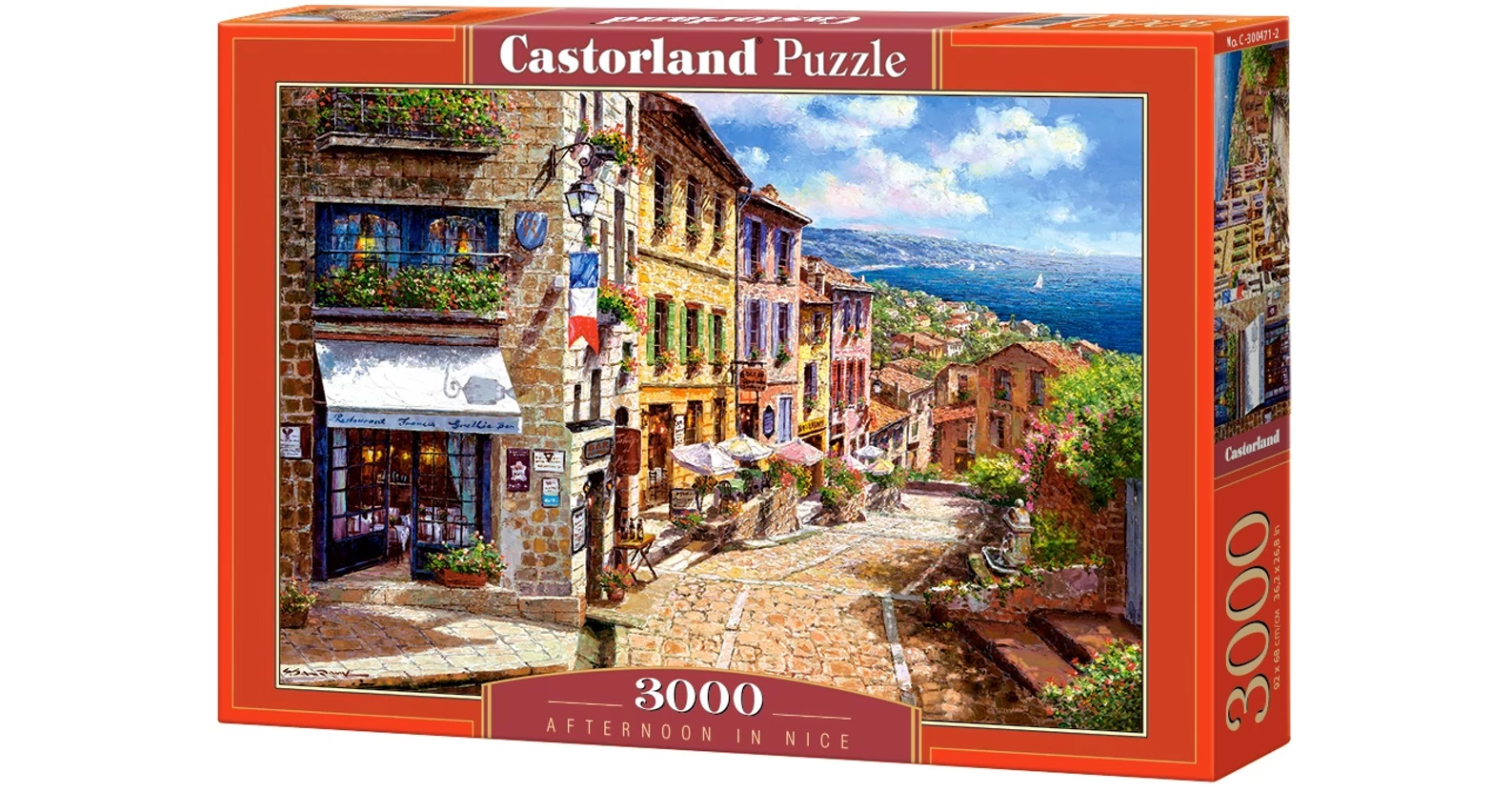 Castorland C-300471 - Nizzai délután - 3000 db-os puzzle - Puzzle 3000 db