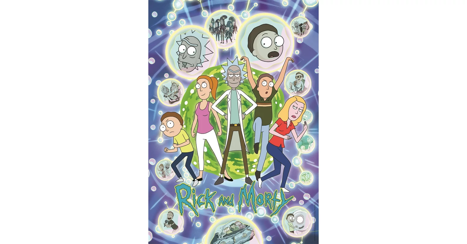 Clementoni 37510 - Rick and Morty - 1000 db-os puzzle - Puzzle 1000 db