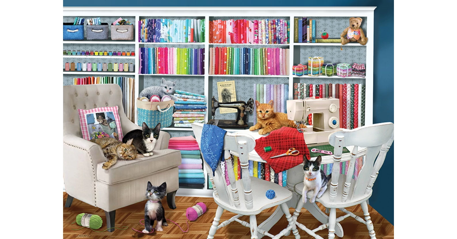 Cobble Hill 80354 - Sewing Room - 1000 db-os puzzle - Puzzle 1000 db