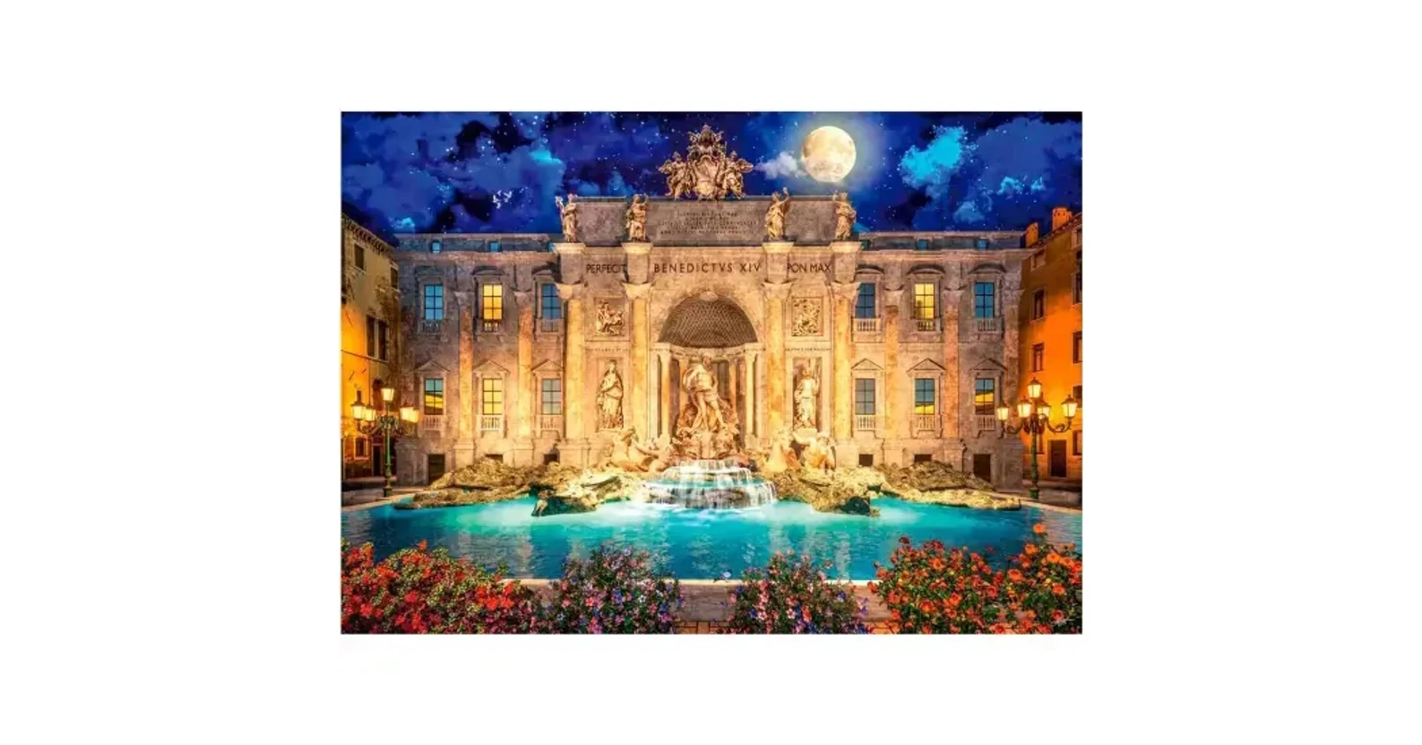 Educa 19923 - Trevi-kút - Róma - 1000 db-os puzzle - Puzzle 1000 db