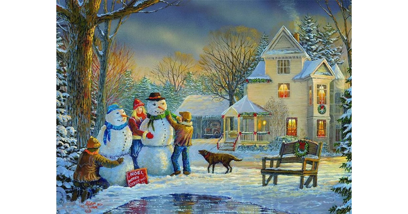 EuroGraphics 6000-0607- Snow Creations, Sam Timm - 1000 db-os puzzle ...