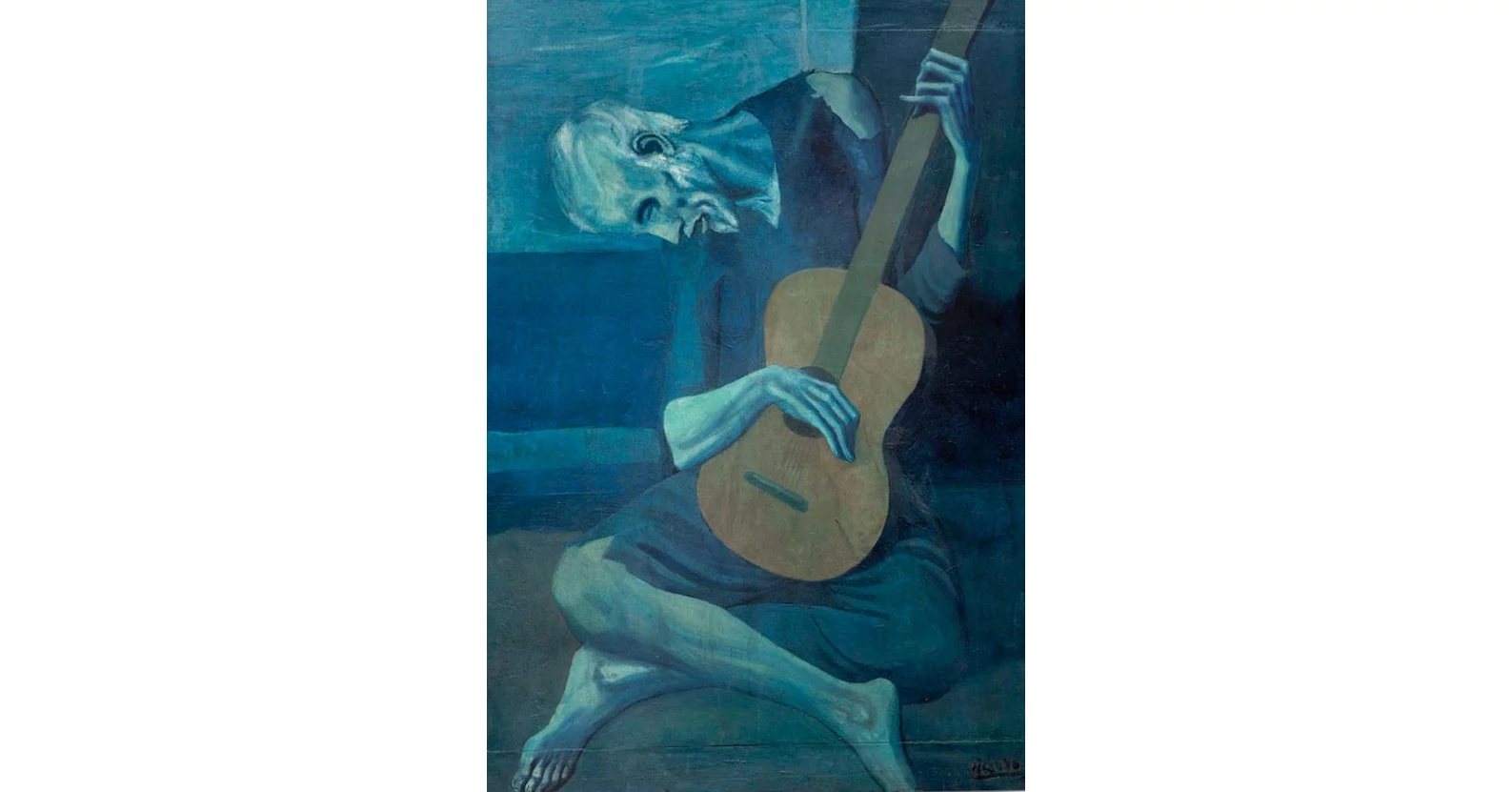 EuroGraphics 6000-5852 - Fine Art Collection - The old guitarist, Pablo ...