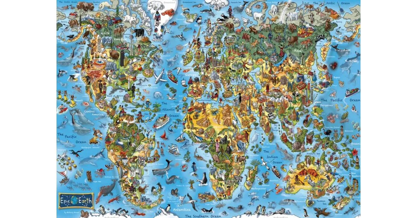 Gibsons G7181 - Epic Earth - 1000 db-os puzzle - Puzzle 1000 db