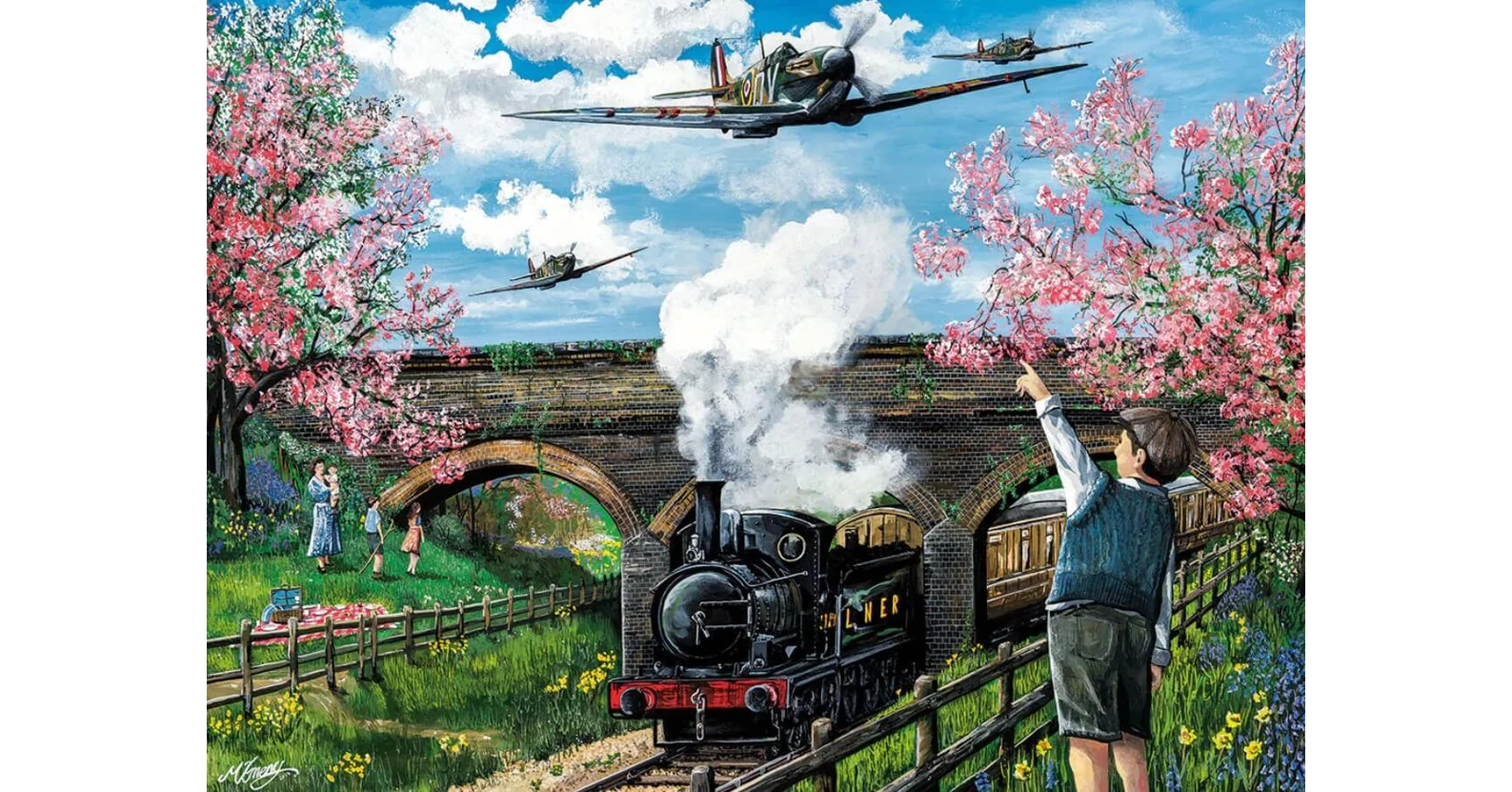 Gibsons G6460 - Spitfire Surprise - 1000 db-os puzzle - Puzzle 1000 db
