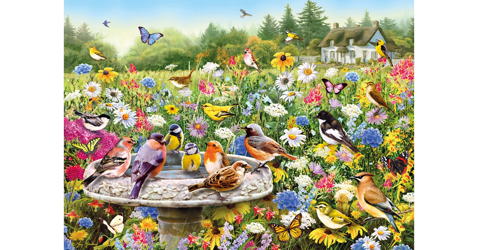 Gibsons 6183 - The Secret Garden - 1000 db-os puzzle - Puzzle 1000 db