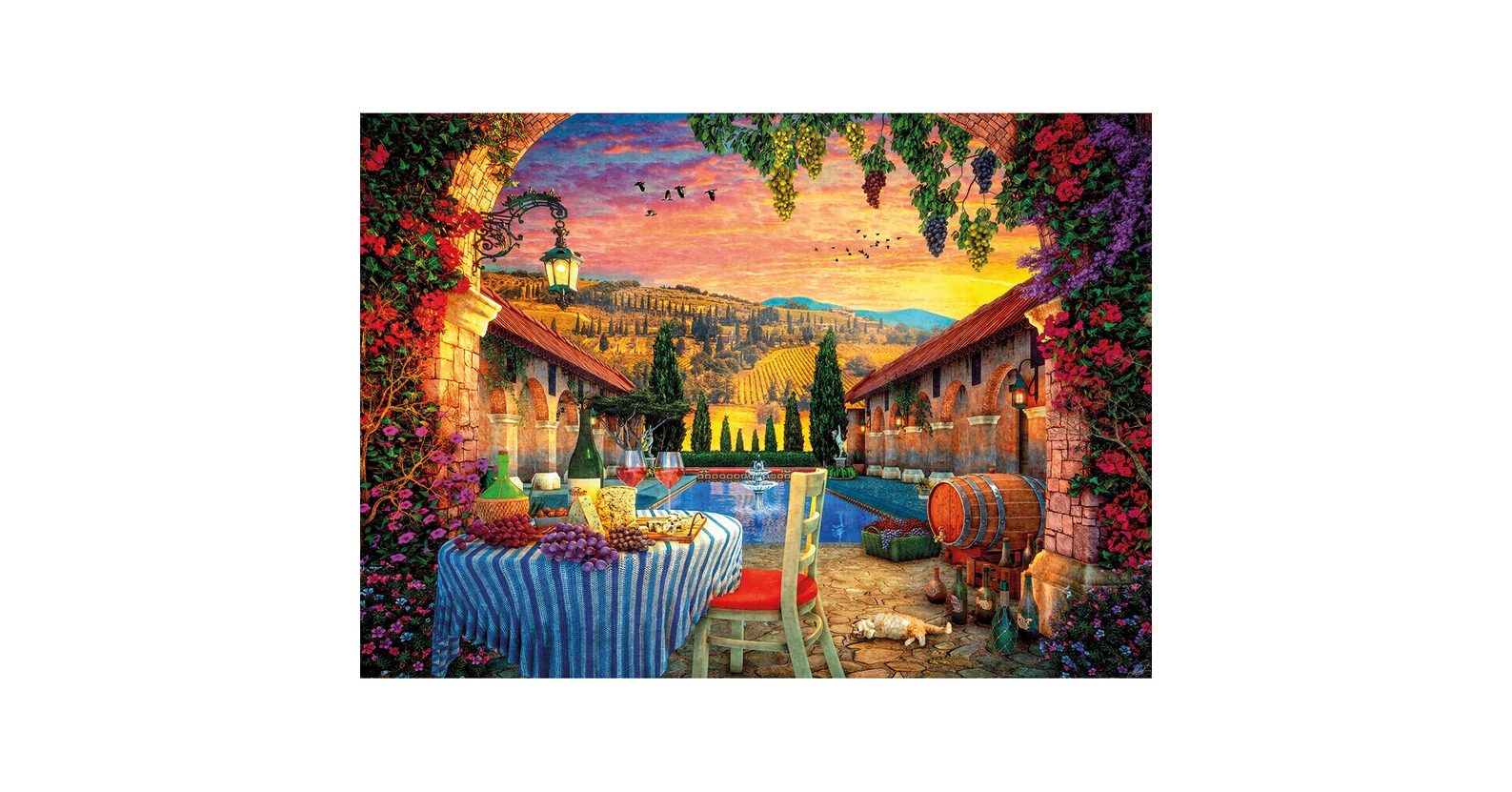 Gibsons 6386 - Tuscany Sunset - 1000 db-os puzzle - Puzzle 1000 db