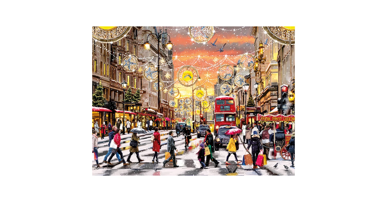Gibsons 6450 - Holiday Hustle - 1000 db-os puzzle - Puzzle 1000 db