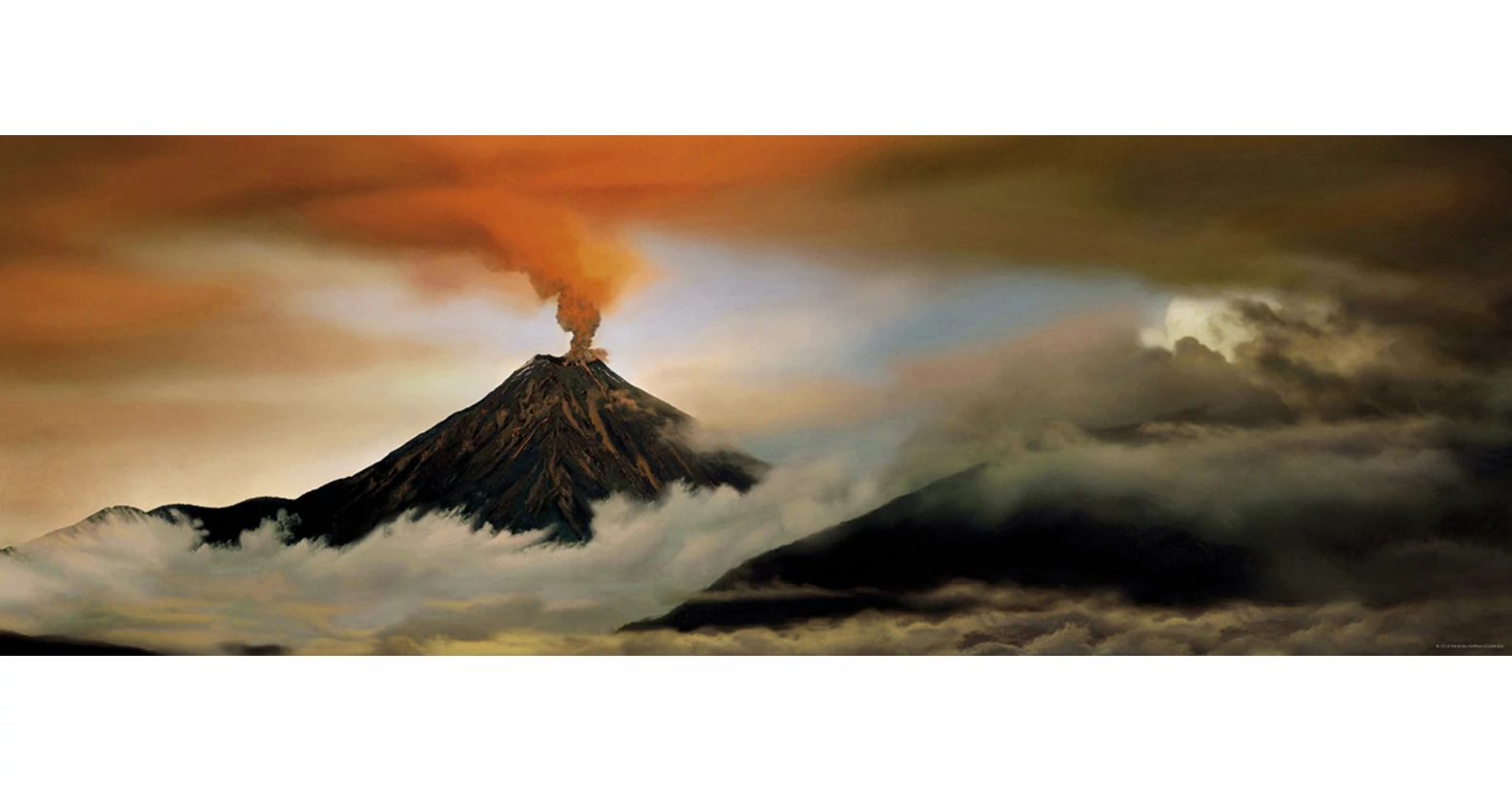 Heye 29674 - Panoráma puzzle - Vulkán, Edition Humboldt - 1000 db-os ...