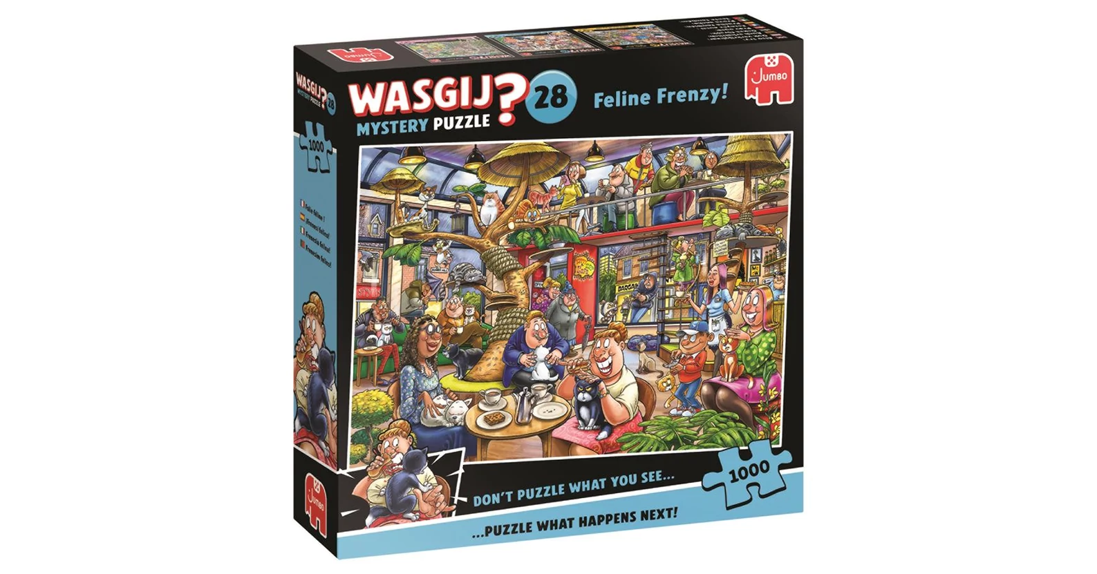 Jumbo 00506 - Wasgij Mystery 28 - Feline Frenzy! - 1000 db-os puzzle ...