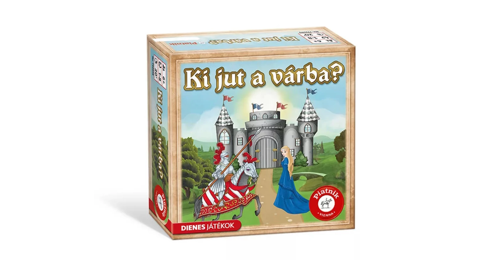 Piatnik - Ki jut a várba? társasjáték - Logikai társasjáték