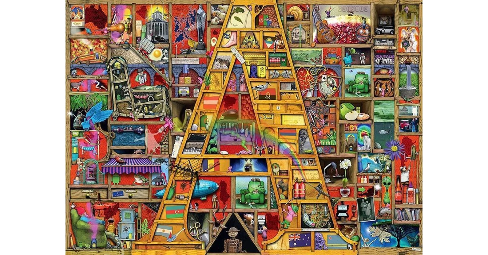 Ravensburger 19891 - Awesome Alphabet - A, Colin Thompson - 1000 db-os ...