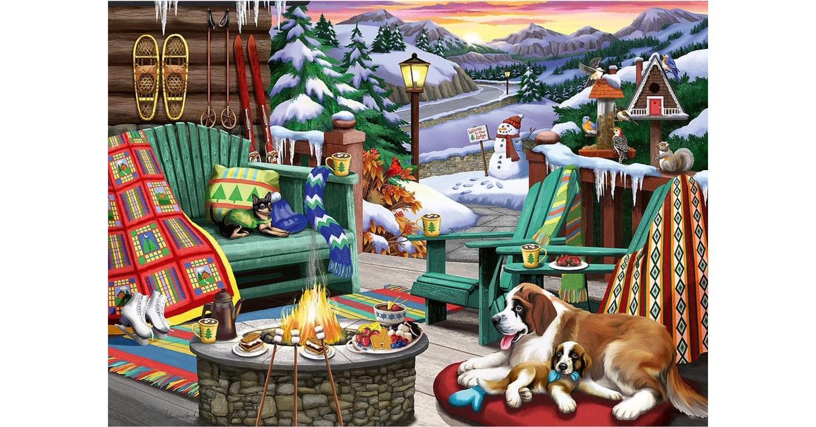 Ravensburger 17474 - After Skiing - 1000 db-os puzzle - Puzzle 1000 db