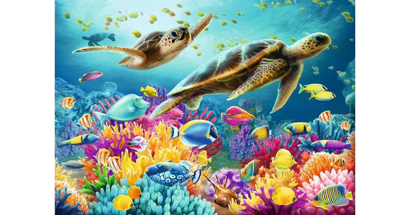 Ravensburger 17085 - Víz alatti kékség - 1000 db-os puzzle - Puzzle 1000 db