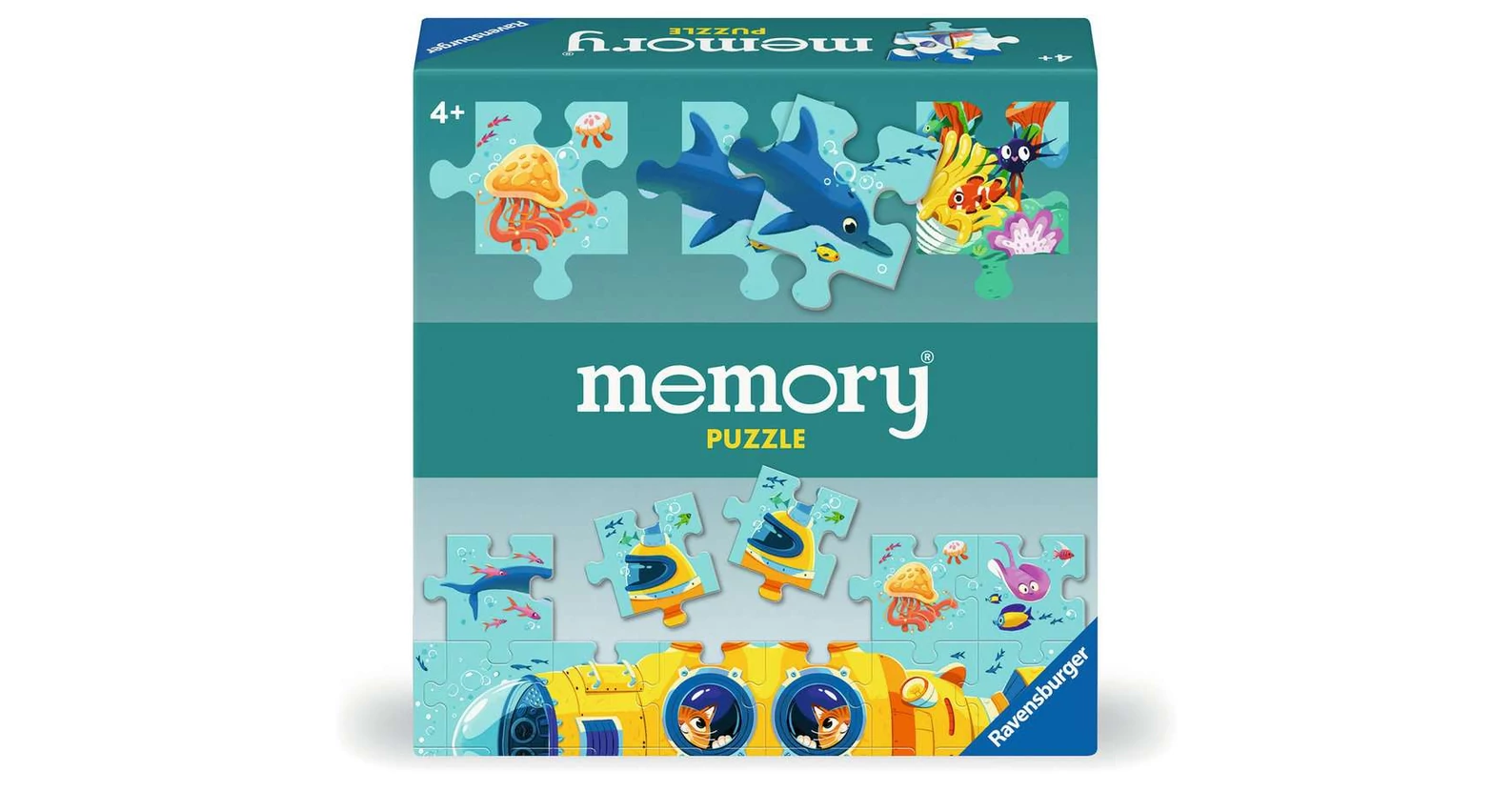 Ravensburger 22461 - Víz alatt memória puzzle - Memóriajáték