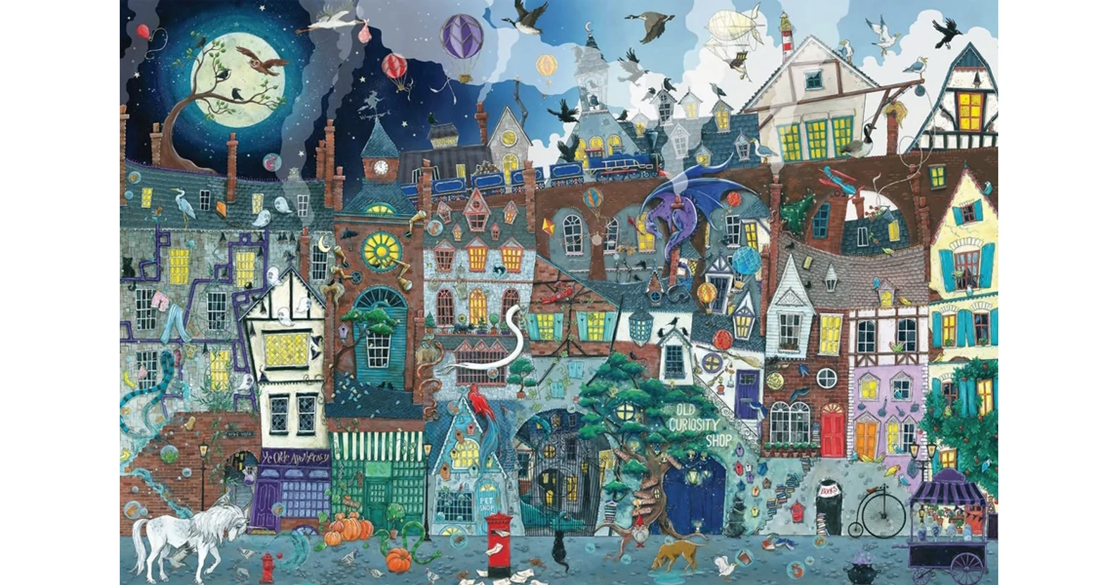 Ravensburger 17399 - Fantasztikus utca - 5000 db-os puzzle - Puzzle 5000 db
