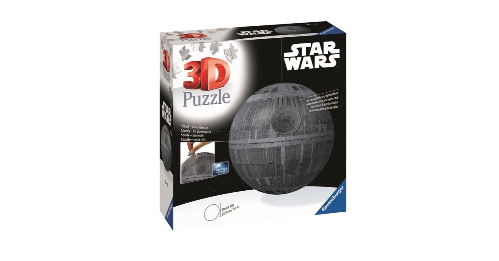 Ravensburger 11555 - Star Wars Halálcsillag - 540 db-os 3D gömb puzzle ...