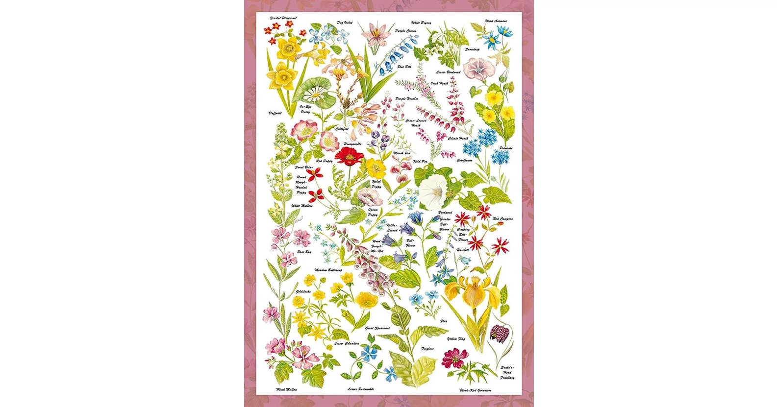 Schmidt 59566 - Countryside Art - Wildblumen - 1000 db-os puzzle ...