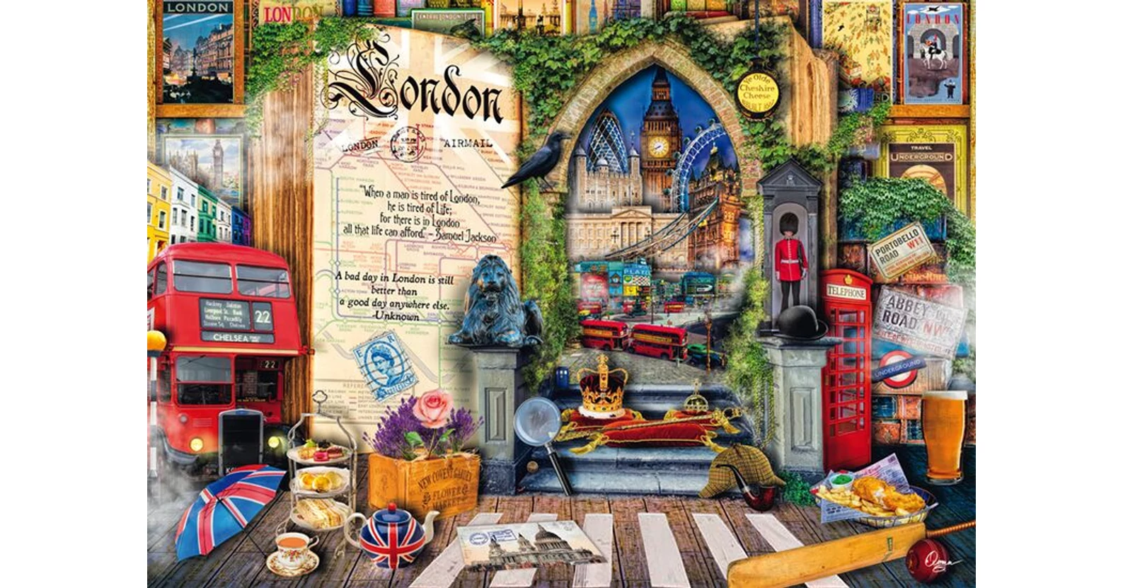 Schmidt 58606 - Memories of London, Aimee Stewart - 1000 db-os puzzle ...
