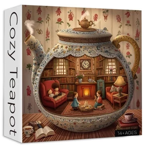 Bboldin Z-1910 - Cozy Teapot - 1000 db-os puzzle - Puzzle 1000 db