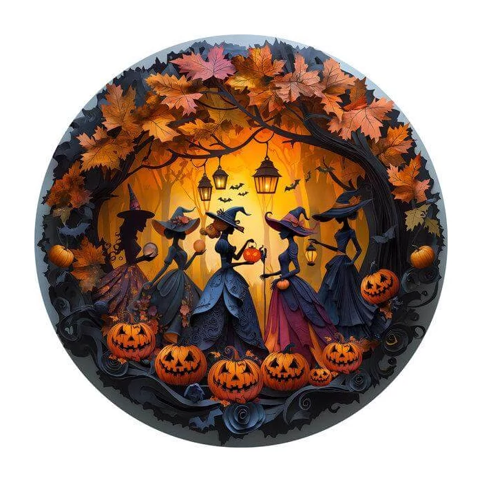 Bboldin PT-308 - Witching Night - 1000 db-os kör alakú puzzle - Puzzle ...