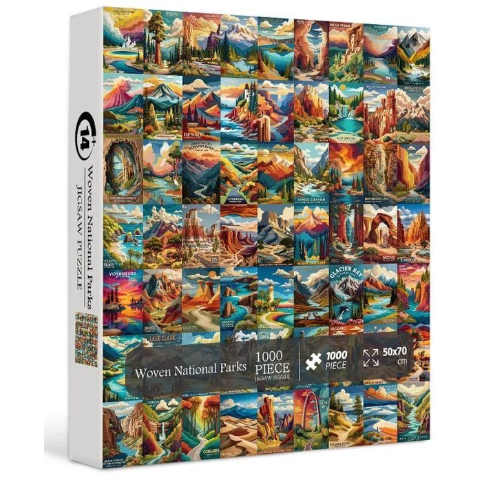 Bboldin PT-369 - Woven National Parks - 1000 db-os puzzle - Puzzle 1000 db