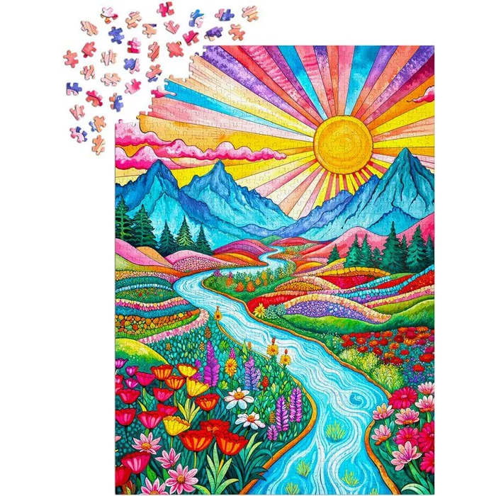 Enjoy 2384 - Colorful Highlands - 1000 db-os puzzle - Puzzle 1000 db