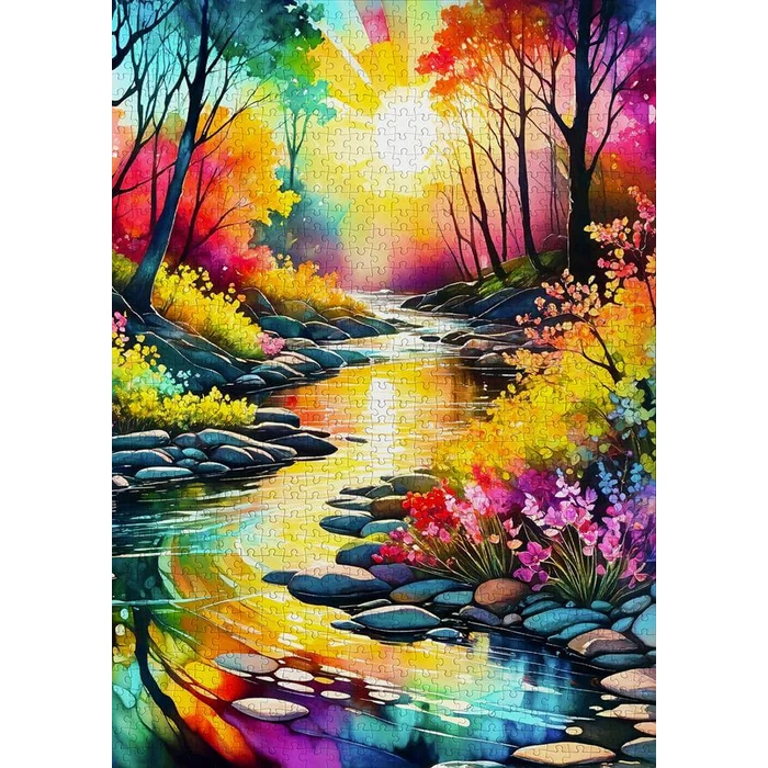 Enjoy 2328 - Spring Stream - 1000 db-os puzzle - Puzzle 1000 db