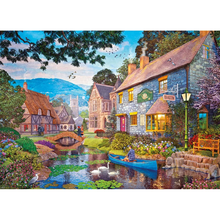 Gibsons 6451 - Tea on the River - 1000 db-os puzzle - Puzzle 1000 db