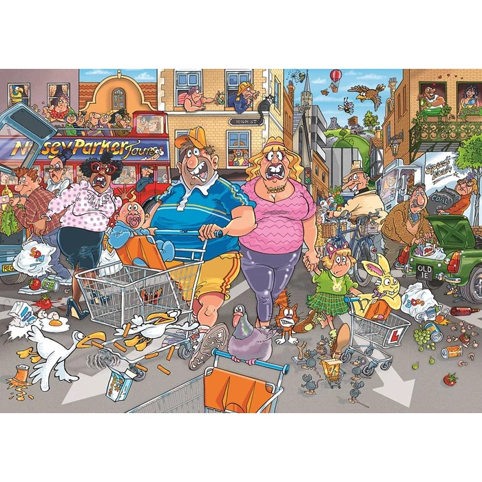 Jumbo 00505 - Wasgij Original 46 - Middle Aisle Madness! - 1000 db-os ...